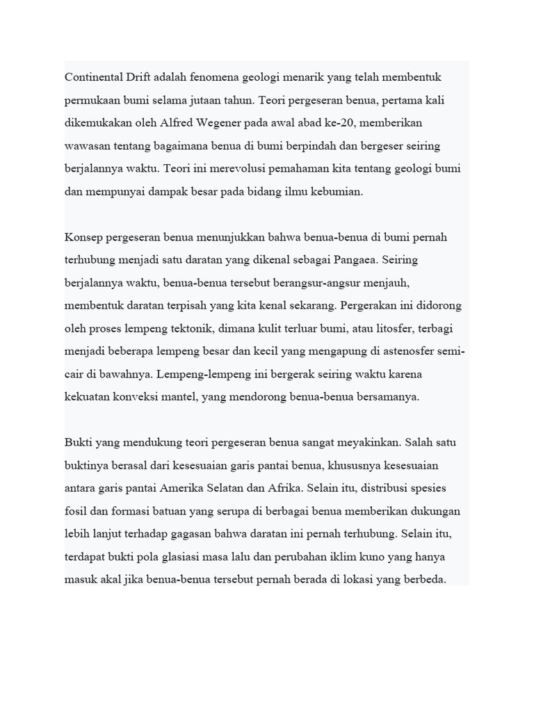 Continental Drift | PDF