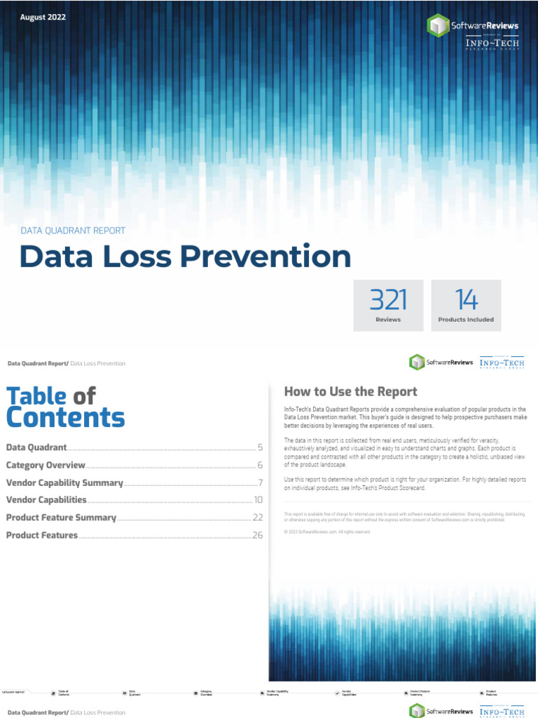 DLP Quadrant Report | PDF | Business Value | Usability