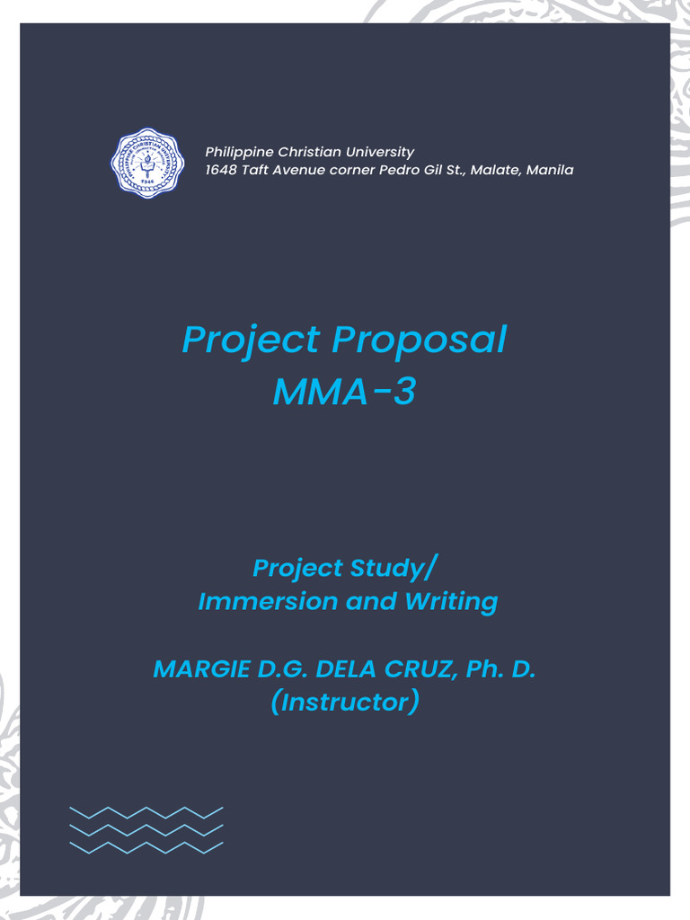 Project Proposal MMA3 | PDF