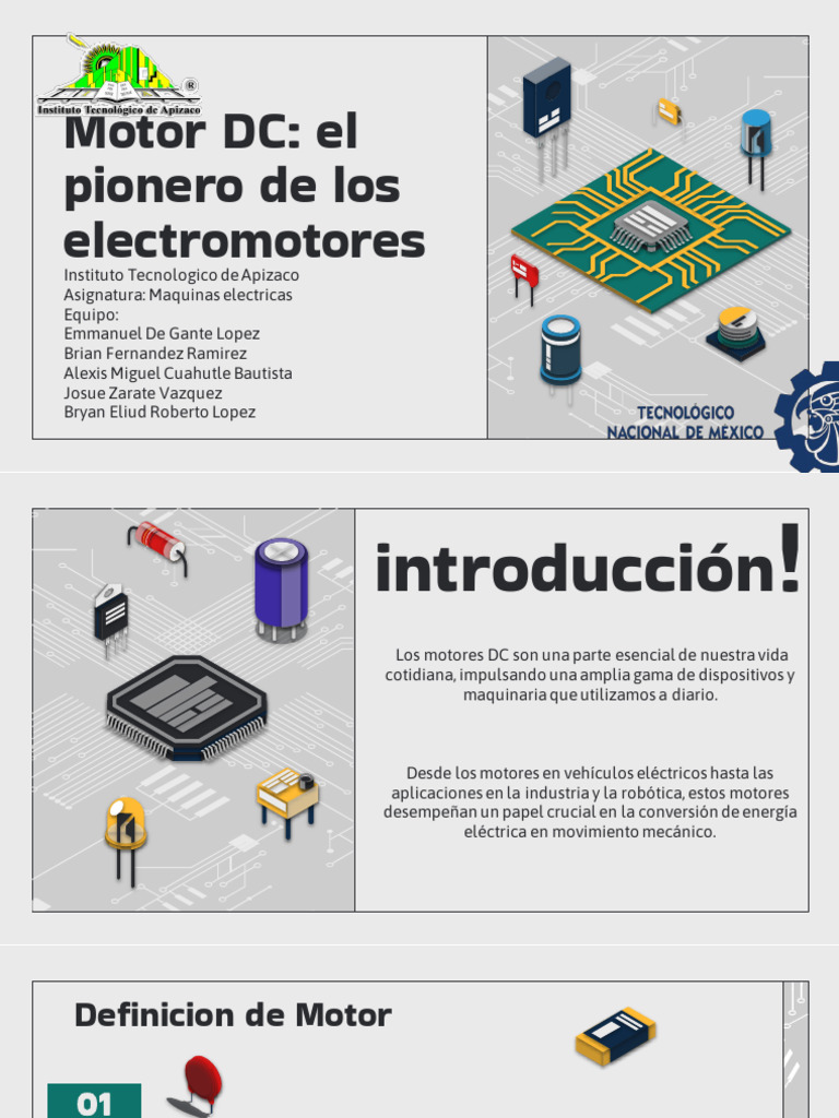 Exposición | PDF | Motor eléctrico | Ingenieria Eléctrica