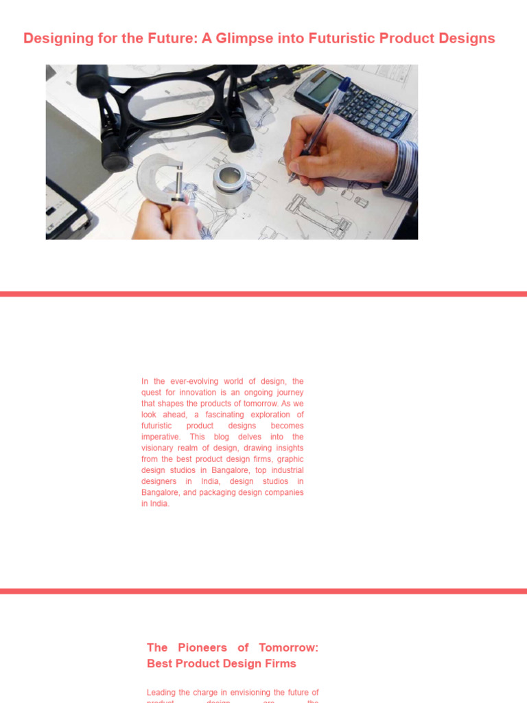 Designing For The Future - A Glimpse Into Futuristic Product Designs ...