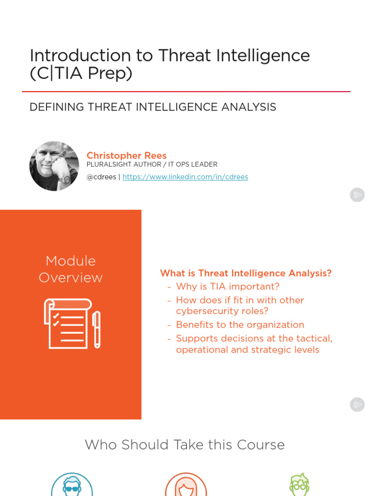 Defining Threat Intelligence Analysis Slides | PDF | Security | Computer Security