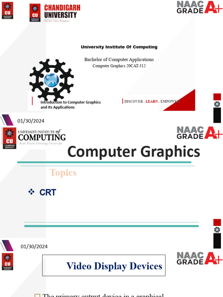 Unit 1.1.3 CRT | PDF | Computer Monitor | Pixel