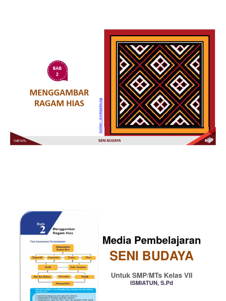 Teknik Menggambar Ragam Hias | PDF | Seni