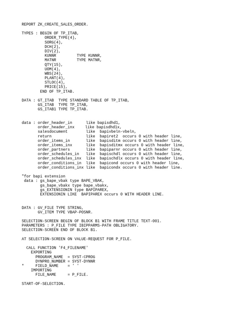 ZK_CRT_SALES_ORDER | PDF | Computer Programming | Computing