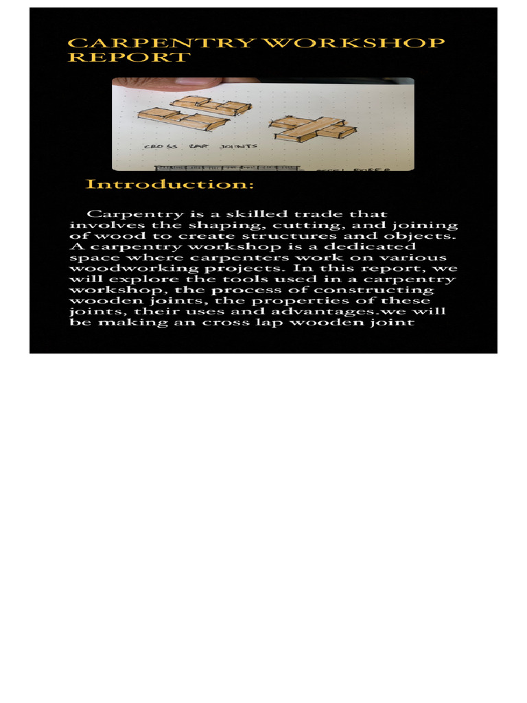 Carpentry | PDF