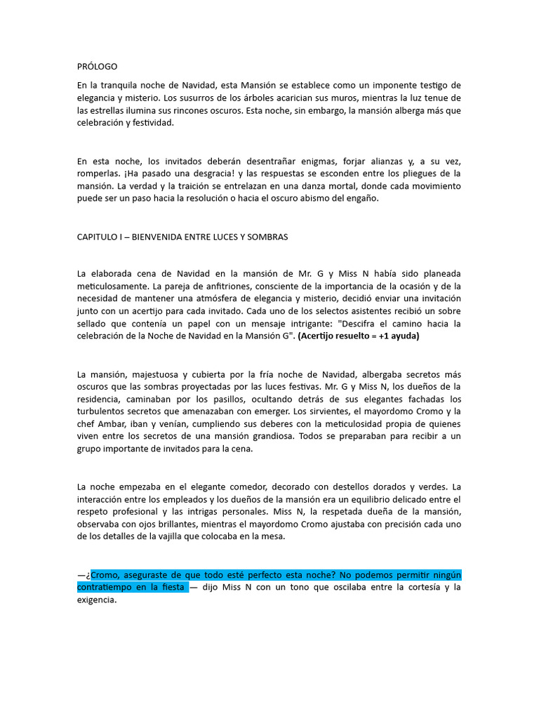 Prolgo y Cap I | PDF