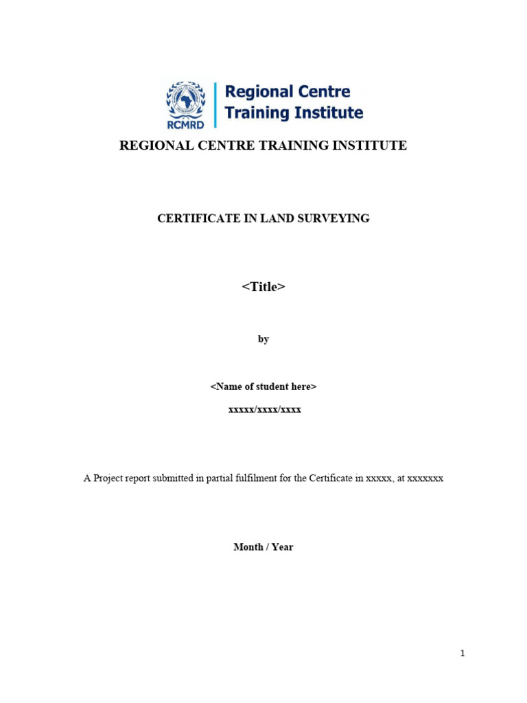 Project Writing Guide Pdf