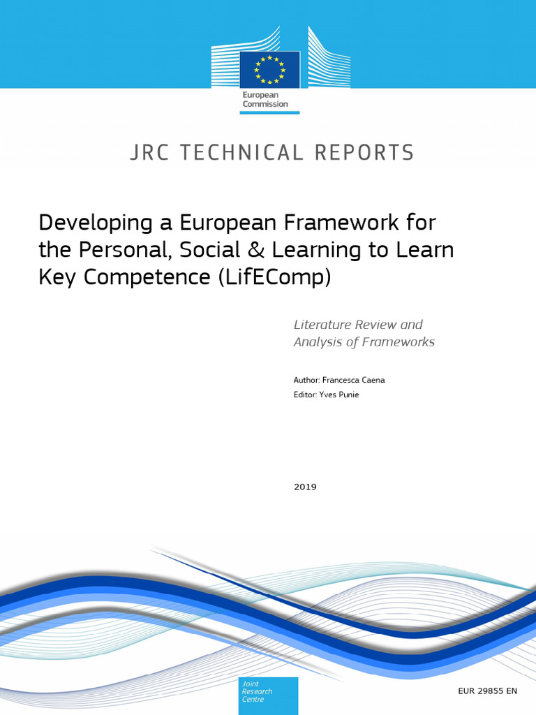 Developing A European Framework For The Personal, Social & Learning To ...