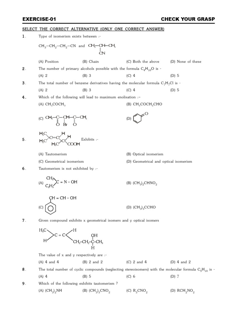 Isomerism | PDF | Isomer | Conformational Isomerism Isomerism | PDF | Isomer | Conformational Isomerism