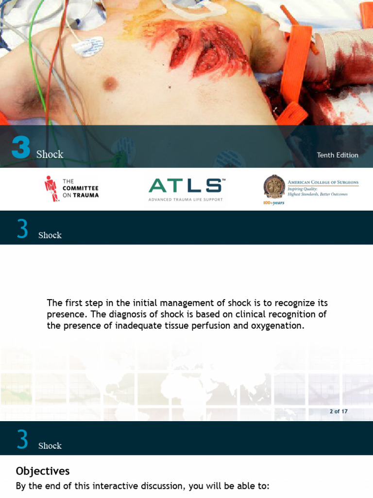 Chapter 3 Shock | PDF | Shock (Circulatory) | Bleeding