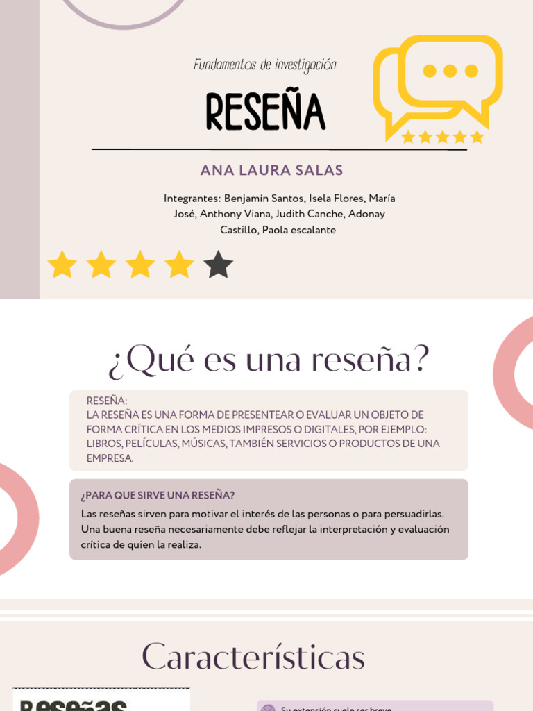 ¿Qué es y para qué sirve una reseña? | PDF | Autor | Marca
