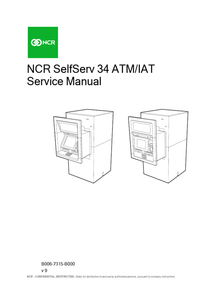 Manual Servicio NCR 6634 | Download Free PDF | Automated Teller Machine | Printer (Computing)