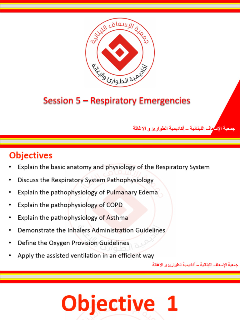 Respiratory Emergencies Overview Guide | PDF | Breathing | Chronic ...
