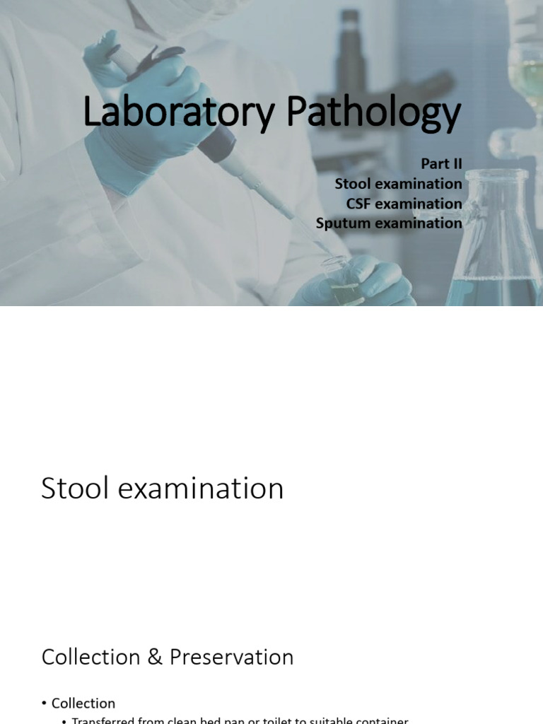 Hematoidin Assay in Sputum Analysis | PDF | Meningitis | Human Feces