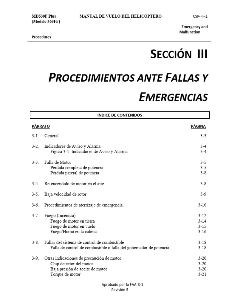 CAP III. Emergencias | PDF | Helicóptero | Aeronave