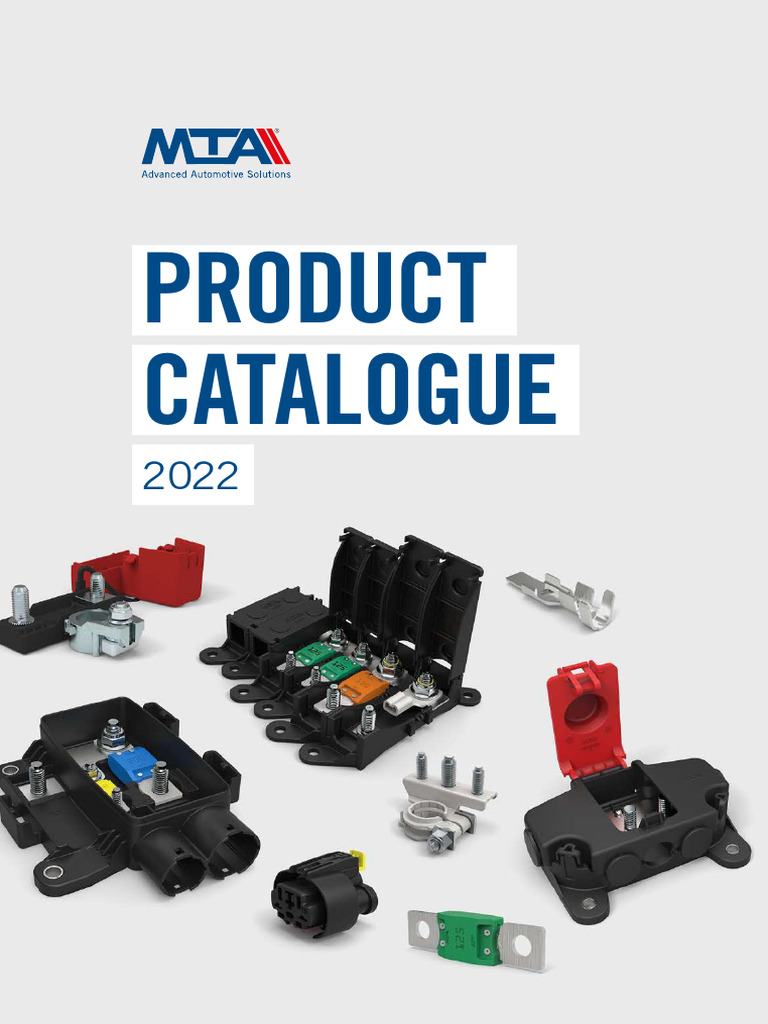 MTA Product Catalogue 2022 WEB 2023 09 Compressed | PDF | Copper | Blue