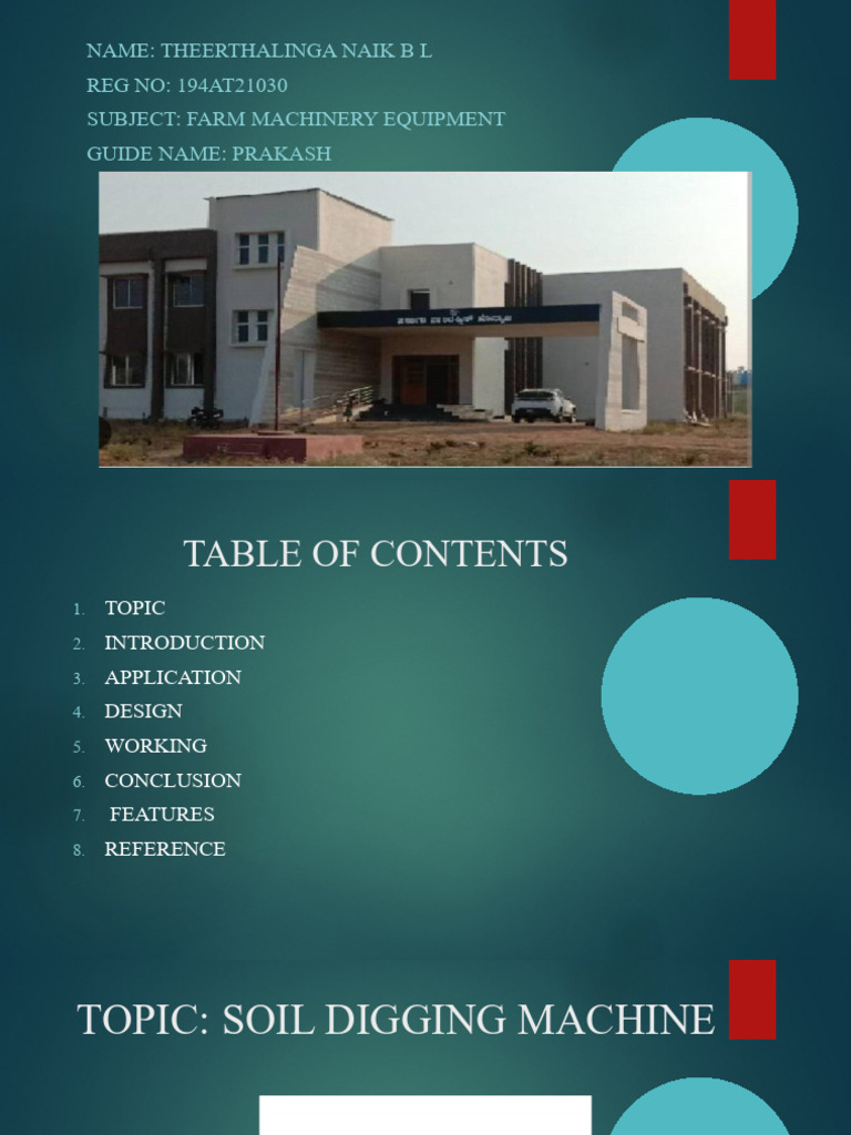 Digging Machine | PDF