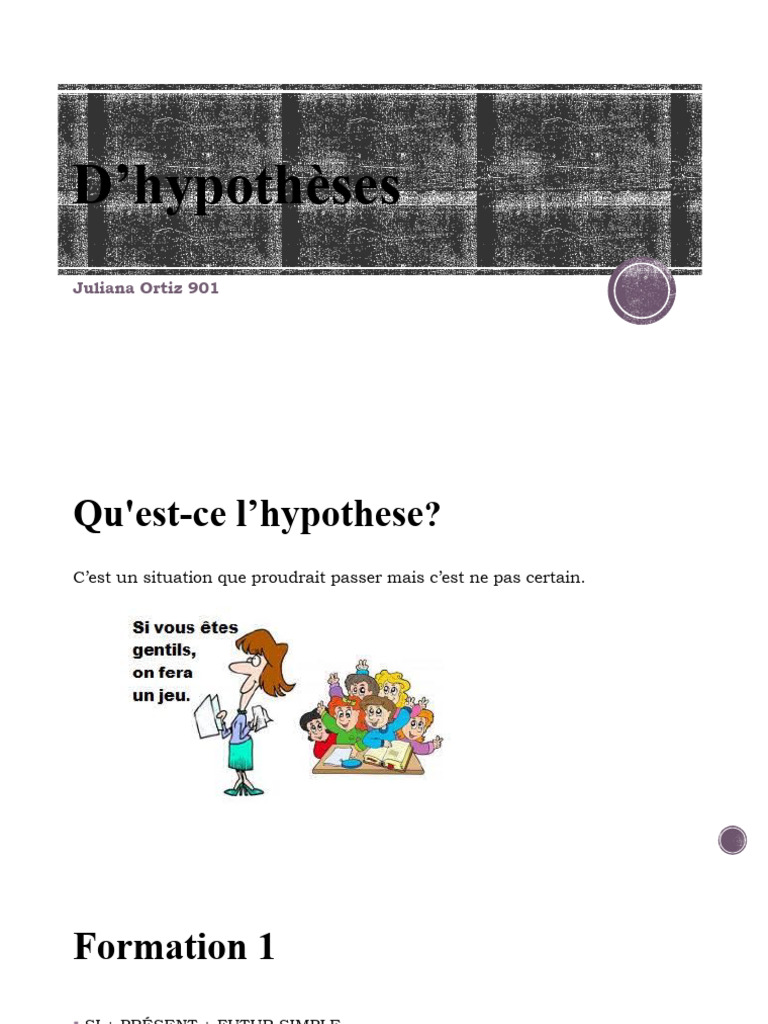 D'hypothèses | PDF | Arts du langage et discipline | Développement personnel