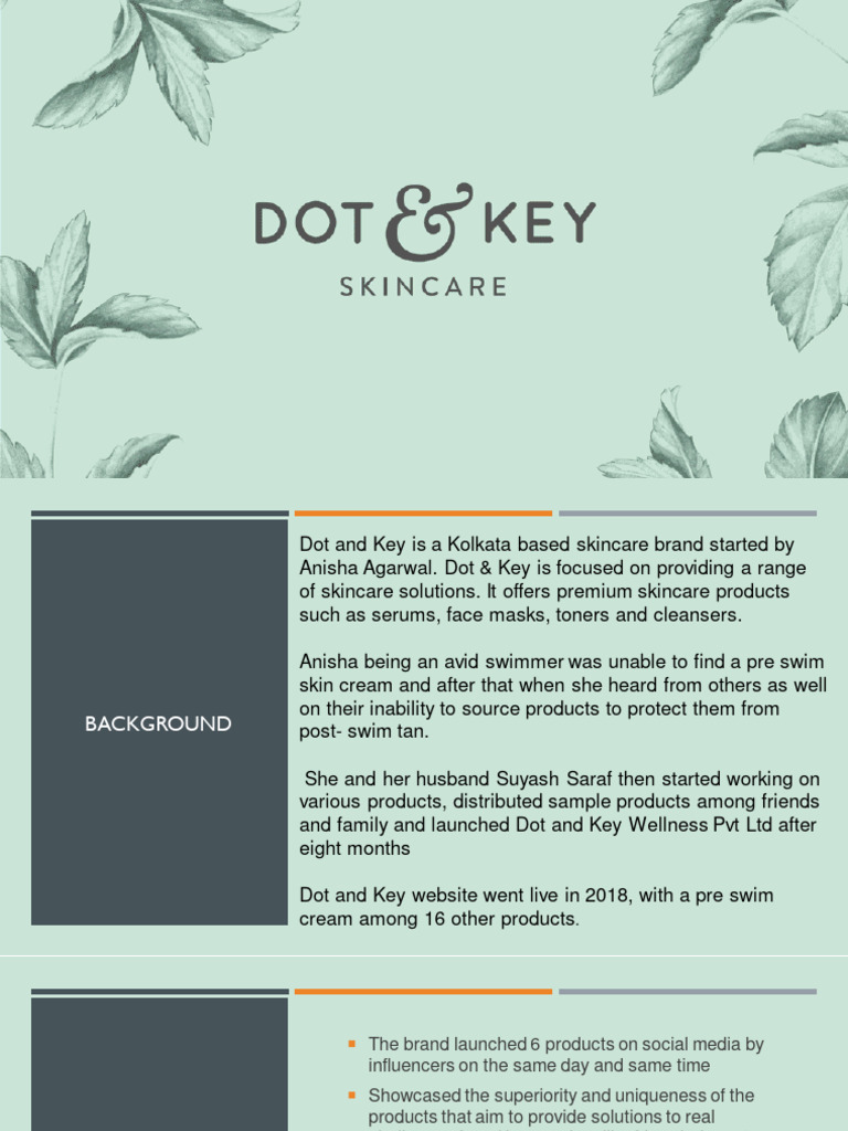 Dot and Key | PDF | Brand | Cosmetics
