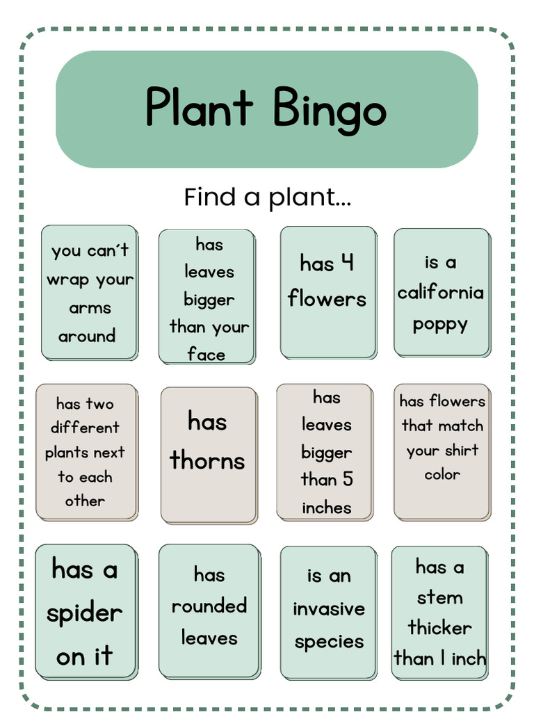 Pink and Yellow Cute Bingo Card | PDF