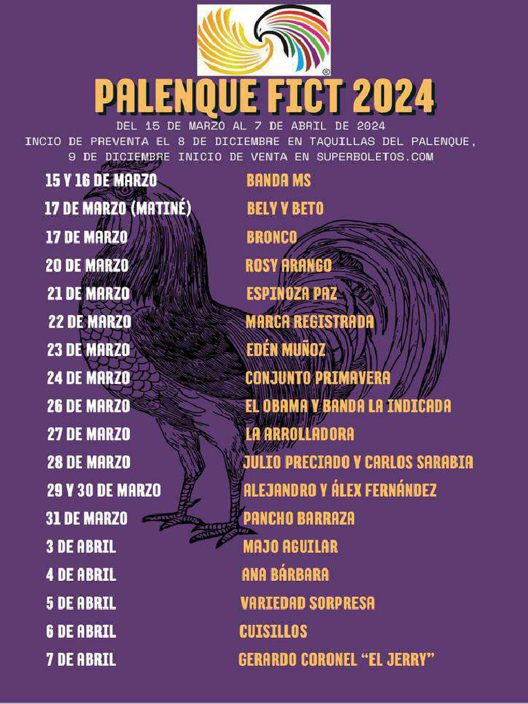 Palenque Texcoco 2024 | PDF