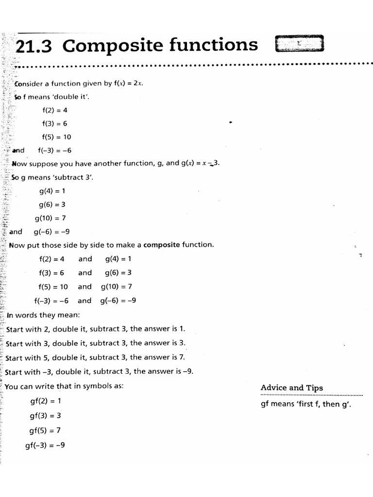 IG2 Composite Functions | PDF