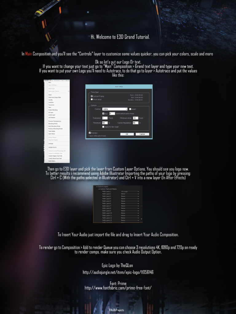 E3D Grand Tutorial | PDF