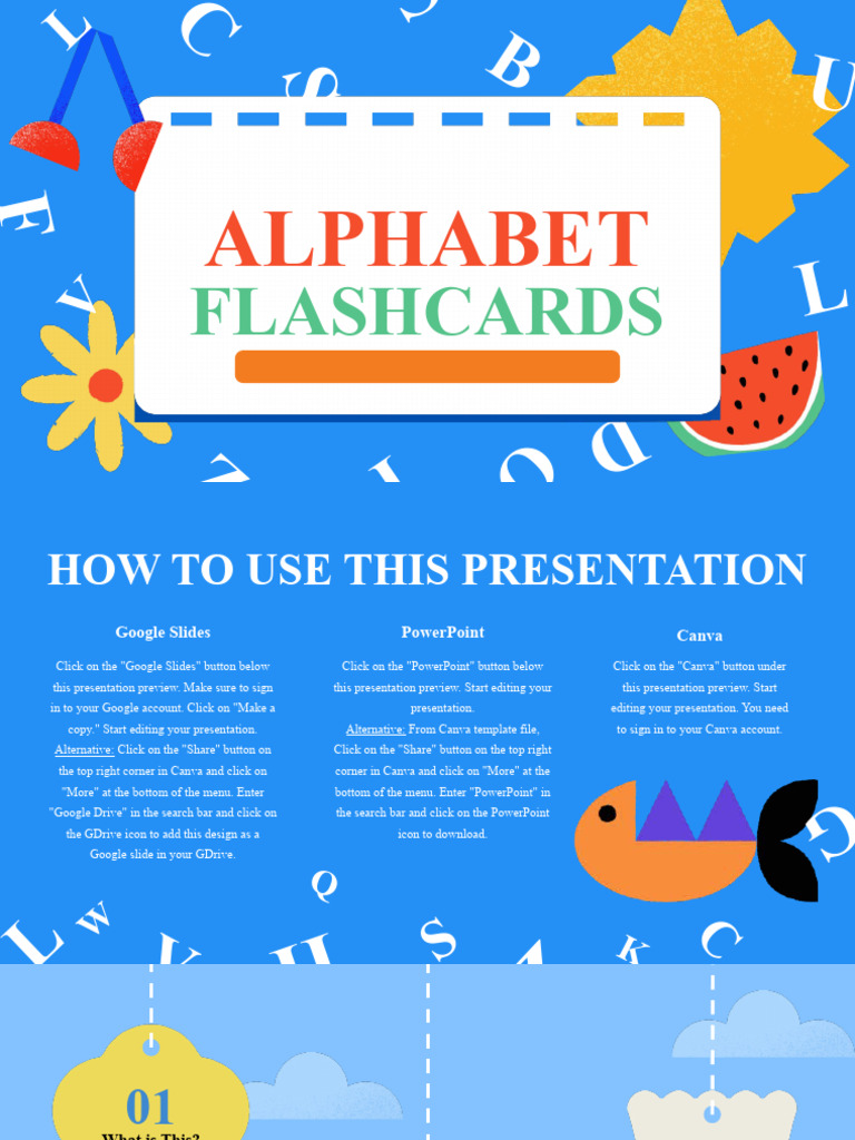 Playful Geometric Illustrative Alphabet Flashcards | PDF | Software | Computing