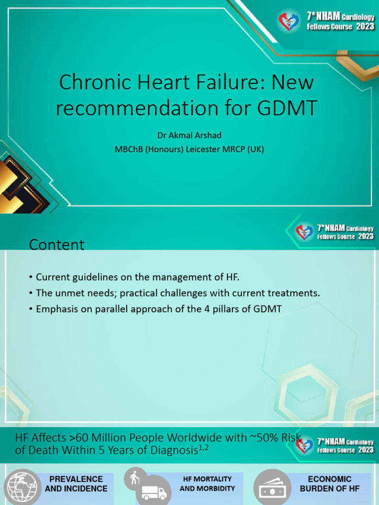 Chronic Heart Failure - New Recommendation For GDMT | PDF | Heart ...