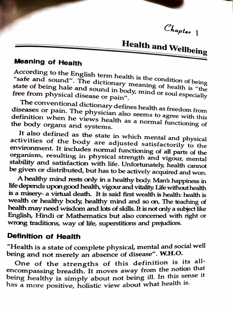 Health and Wellbeing: Dictionary | PDF | Mental Health | Well Being