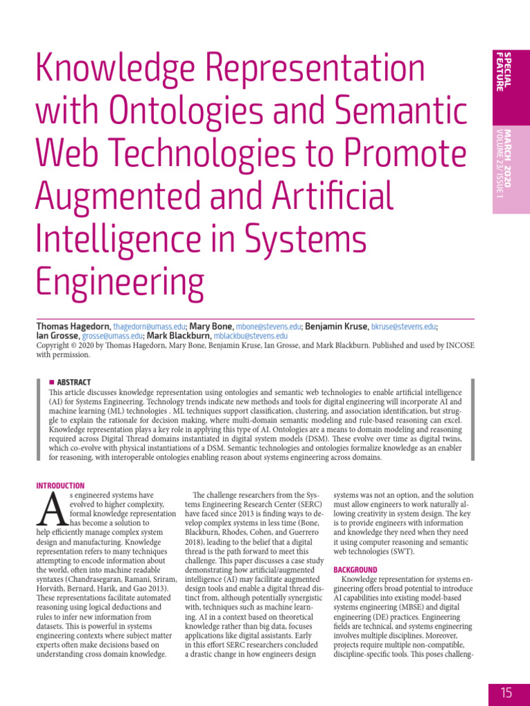 Knowledge Representation With Ontologies and Semantic Web Technologies To Promote Augmented and ...