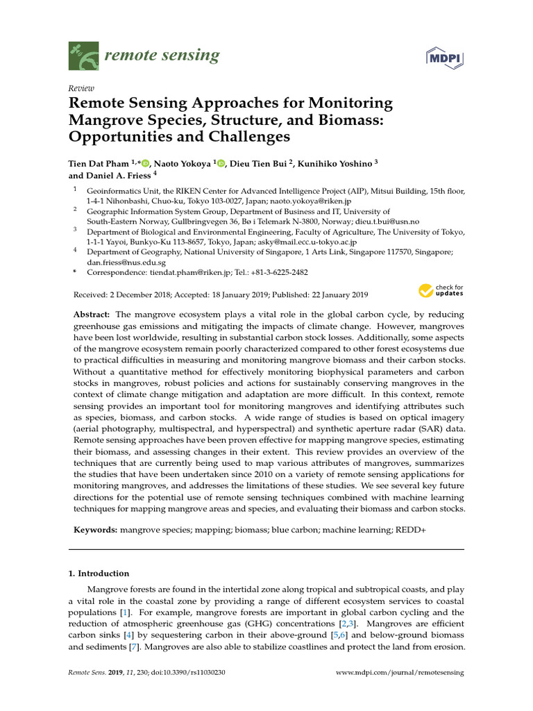 Remote Sensing Approaches For Monitoring Pdf Deforestation Remote