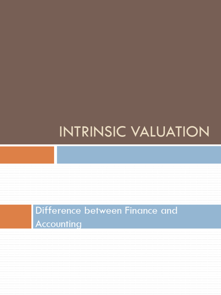 2 Intrinsic Valuation | PDF | Valuation (Finance) | Discounted Cash Flow