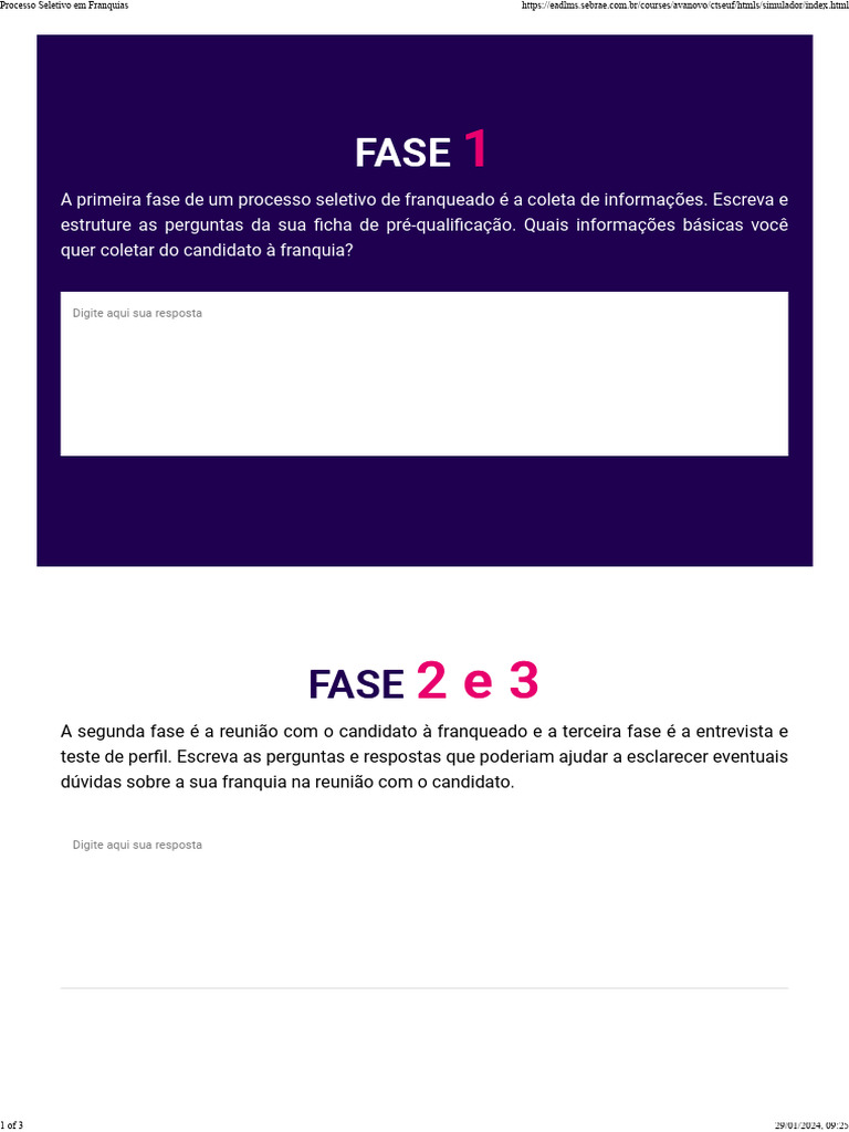 Fases do Processo Seletivo de Franquias | PDF | Franchising