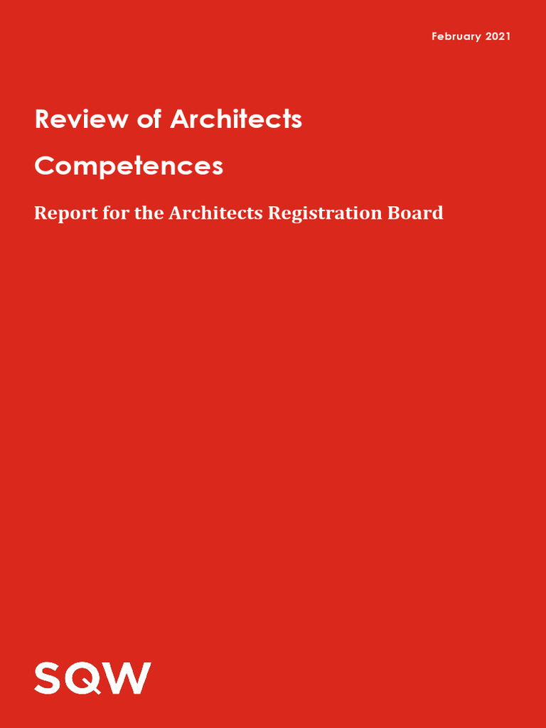 Architects Competence Review 2021 | PDF | Architect | Building ...