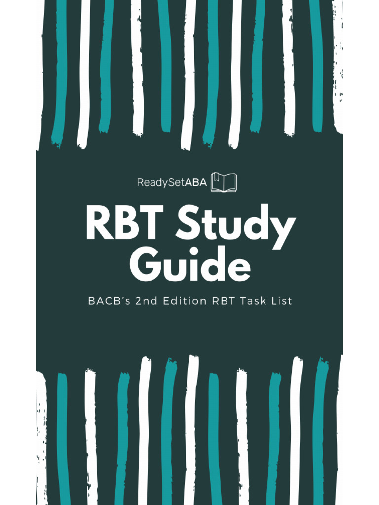 ReadySetABA RBT Study Guide | PDF | Reinforcement | Learning