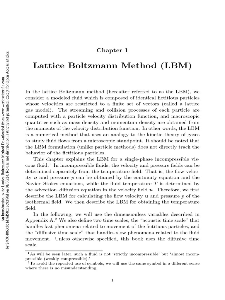 2021 Lattice Boltzmann Method (LBM) | PDF | Eigenvalues And ...
