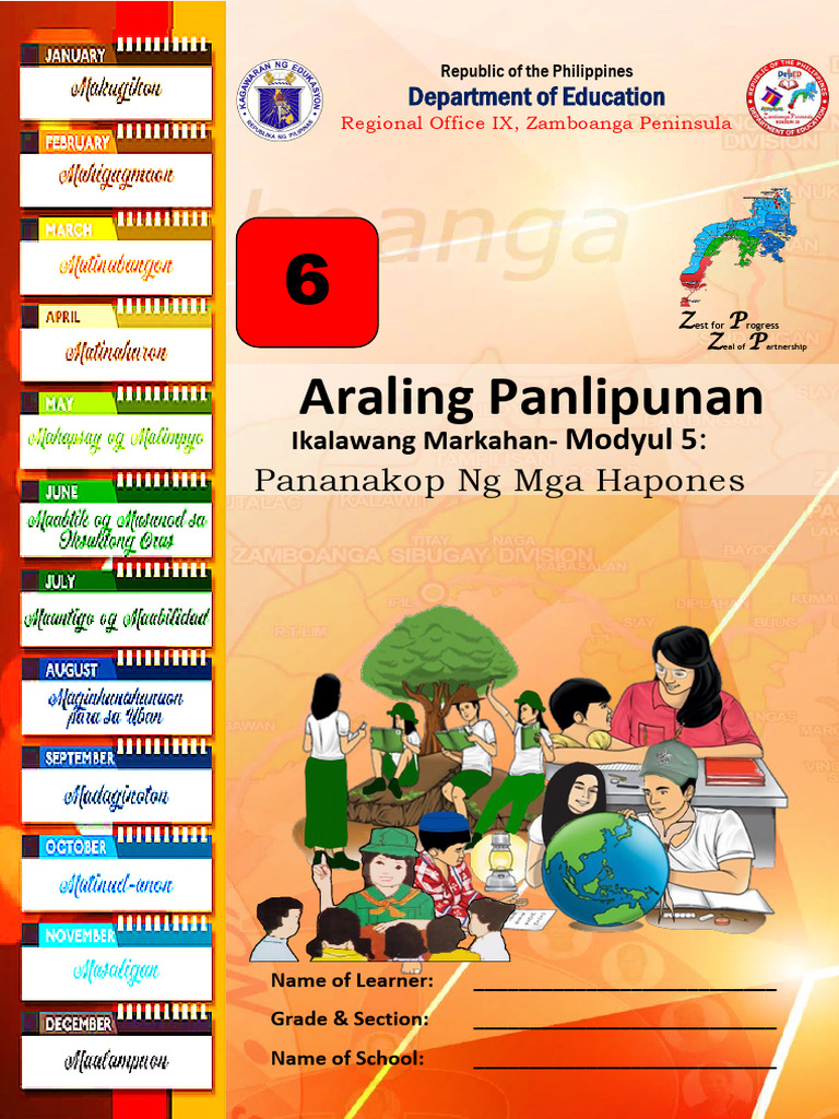 Ap6 - q2 - m5 - Pananakop NG Mga Hapones Nenit | PDF