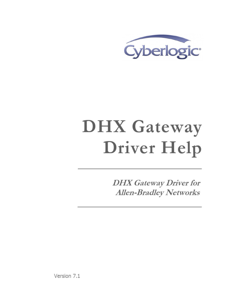DHX Gateway Driver Help | PDF | Device Driver | Computer Network