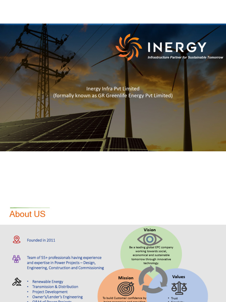 Company Profile - Inergy | PDF | Electrical Substation | Nature