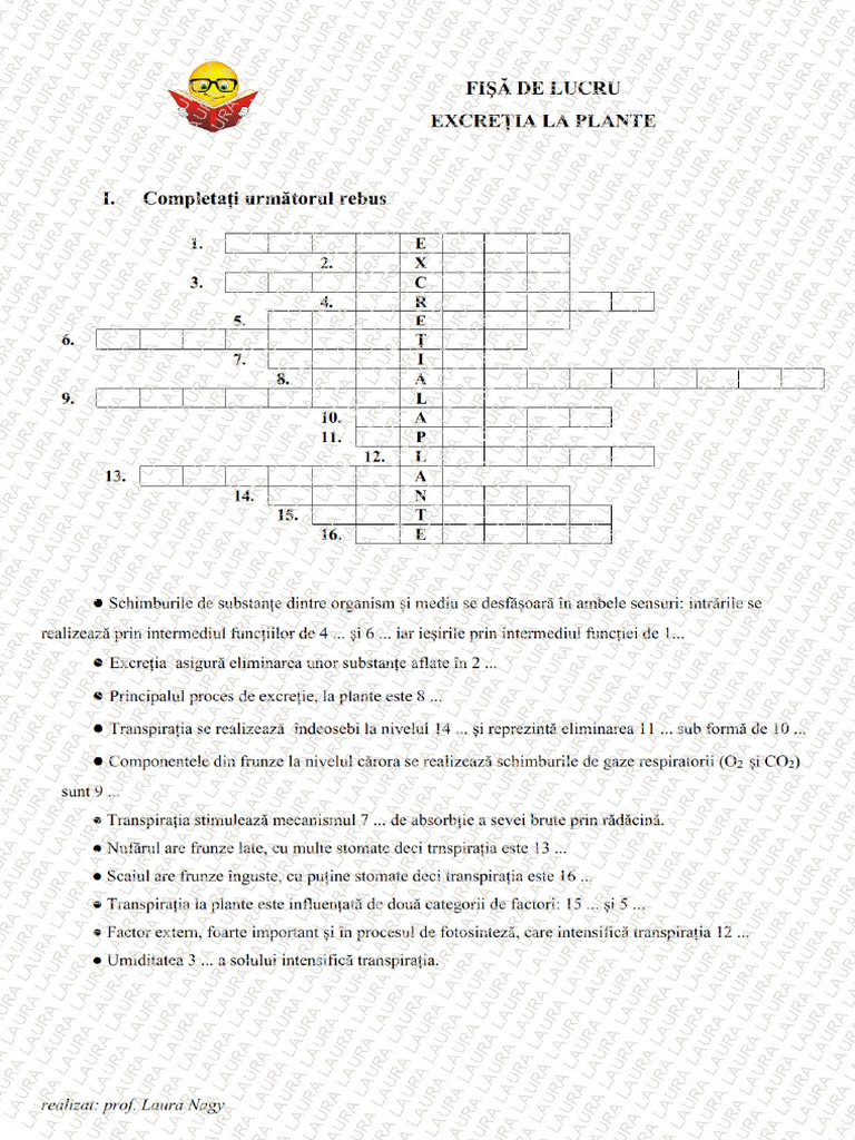 11 Cls 6 Rebus Excretia La Plante | PDF