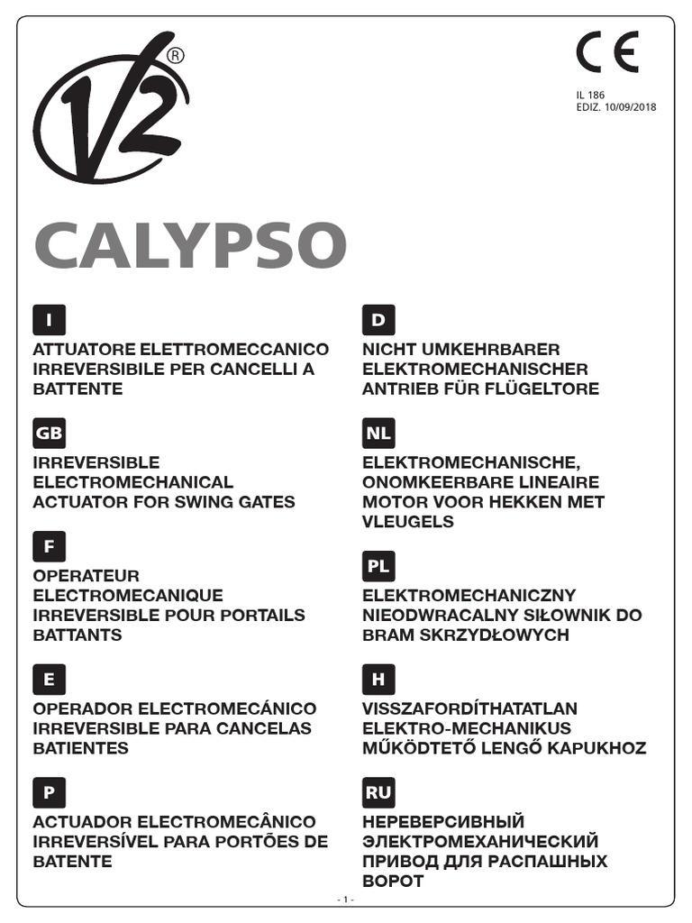 Calypso Series | PDF | Automation | Waste