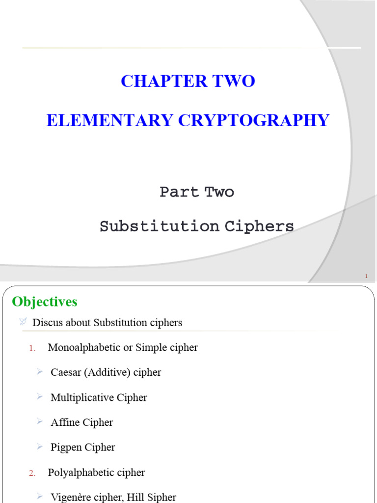 Chapter Two Part Two | Download Free PDF | Cipher | Cryptanalysis