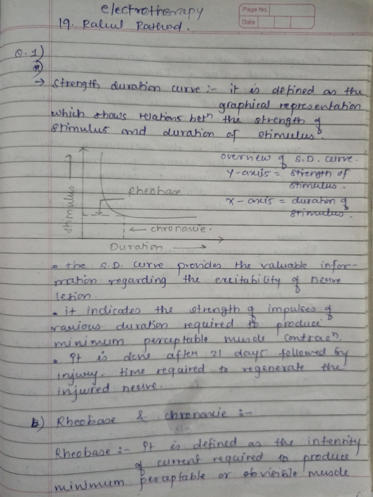 Strength Duration Curve | PDF | Science & Mathematics