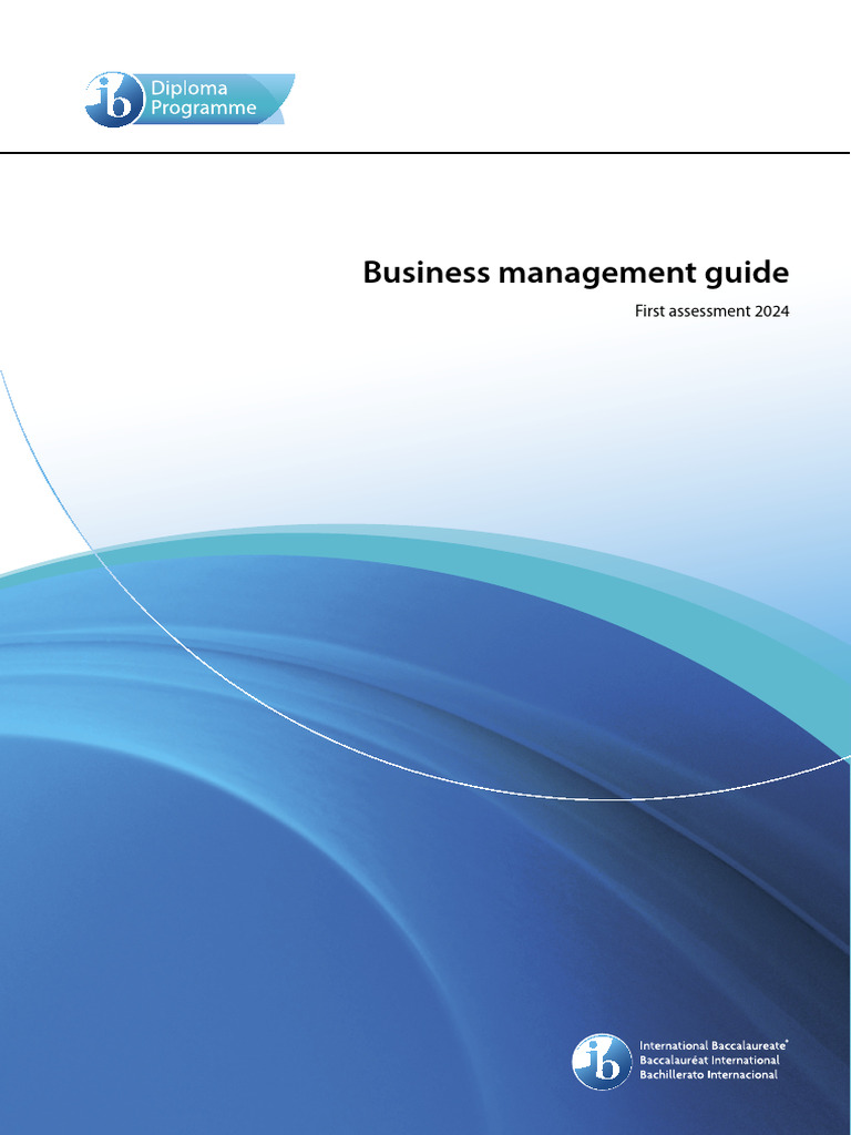 Hshsjs Business Management Subject Guide | PDF | Creativity | Knowledge