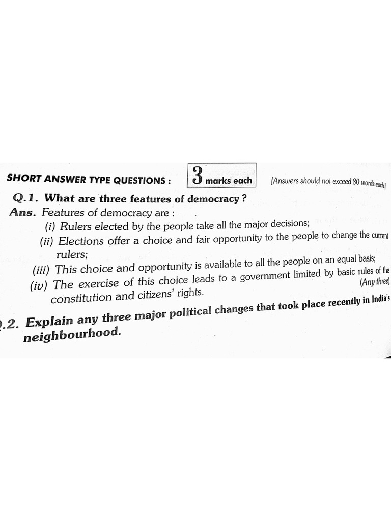 C-1 What Is Democracy | PDF