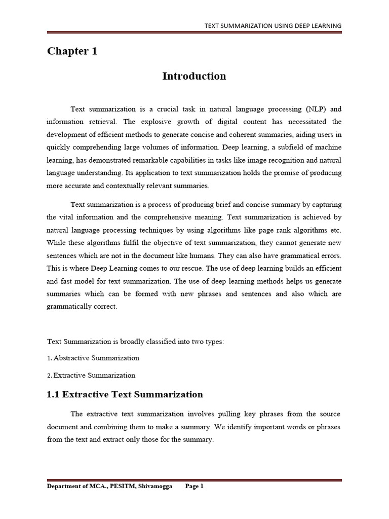 Seminar Text Summarization 1 | PDF | Deep Learning | Artificial Neural Network