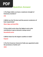1000 Static GK Questions PDF | PDF