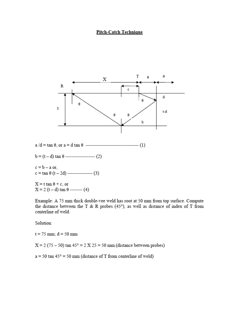 Pitch-Catch Calc | PDF